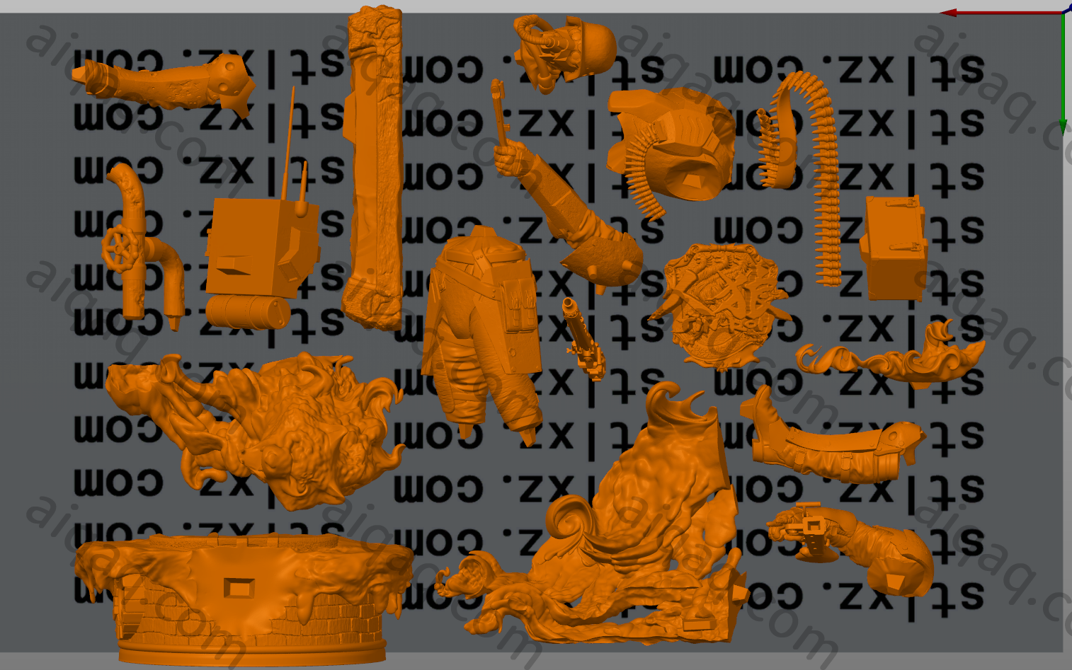 人狼JIN-ROH-STL下载_3D打印模型网
